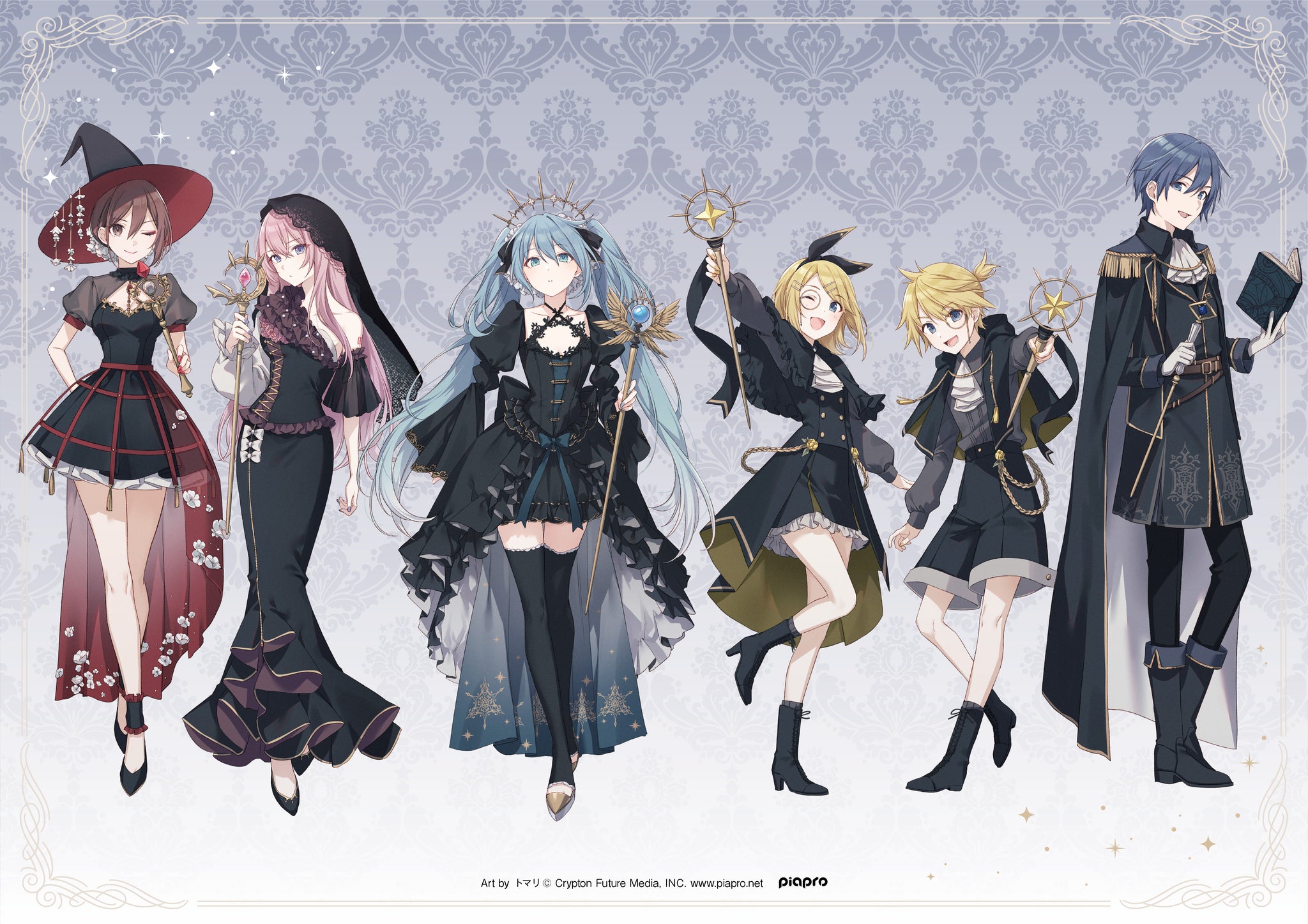 (Pre-Order) Hatsune Miku - Knight and Wizard Series - Cloth Poster Hat ...