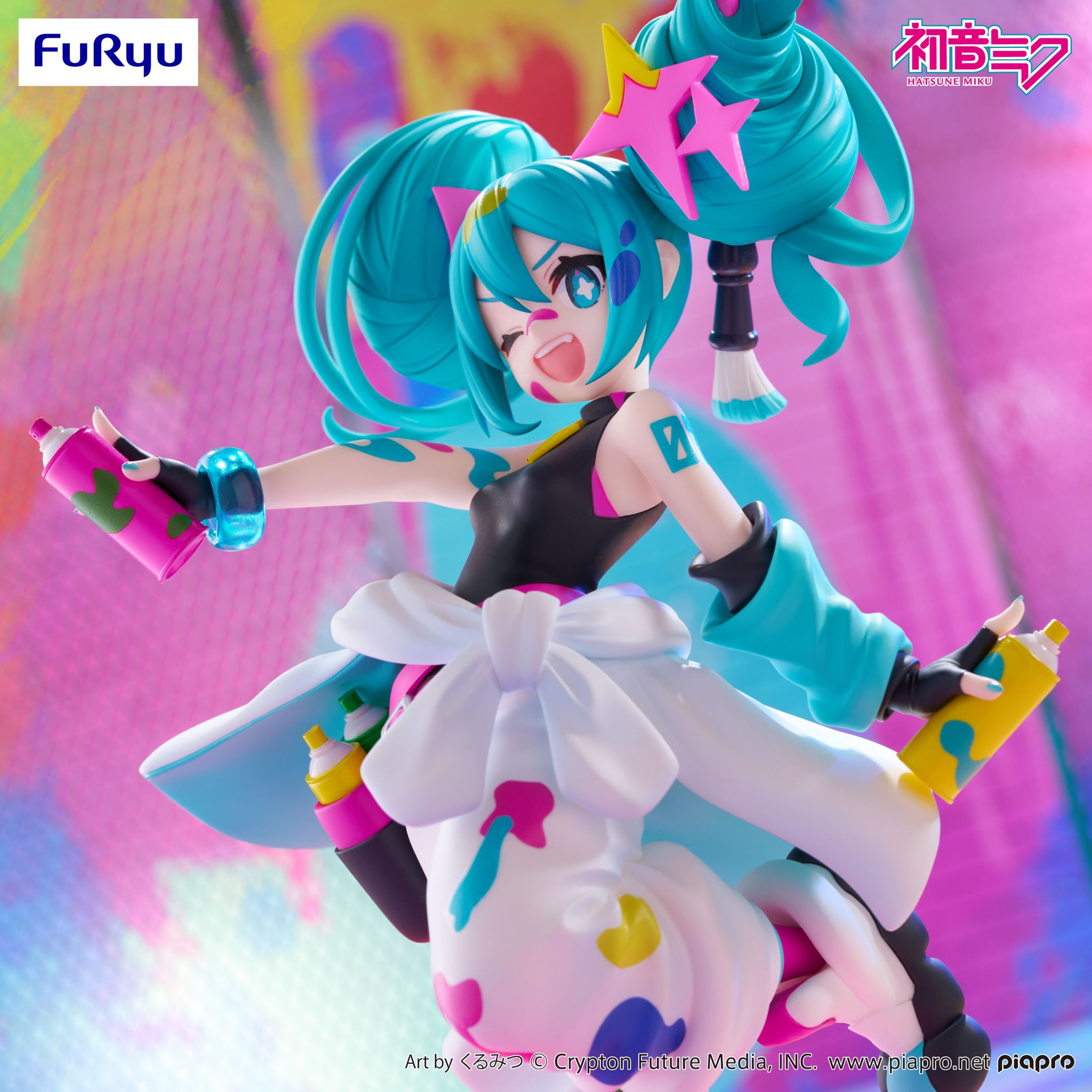 (Pre-Order) Hatsune Miku - Paint Girl Trio-Try-iT - Prize Figure ...