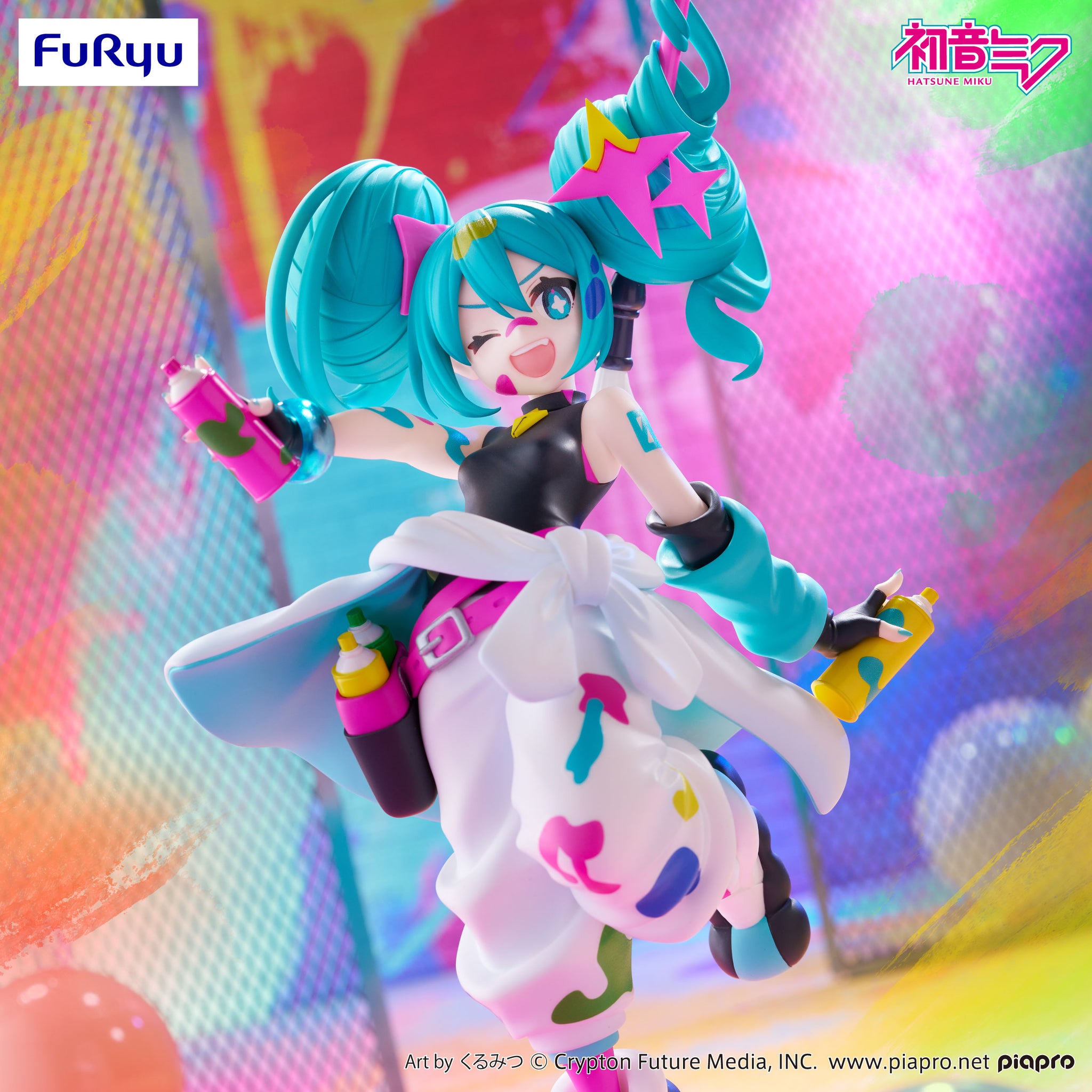 (Pre-Order) Hatsune Miku - Paint Girl Trio-Try-iT - Prize Figure ...