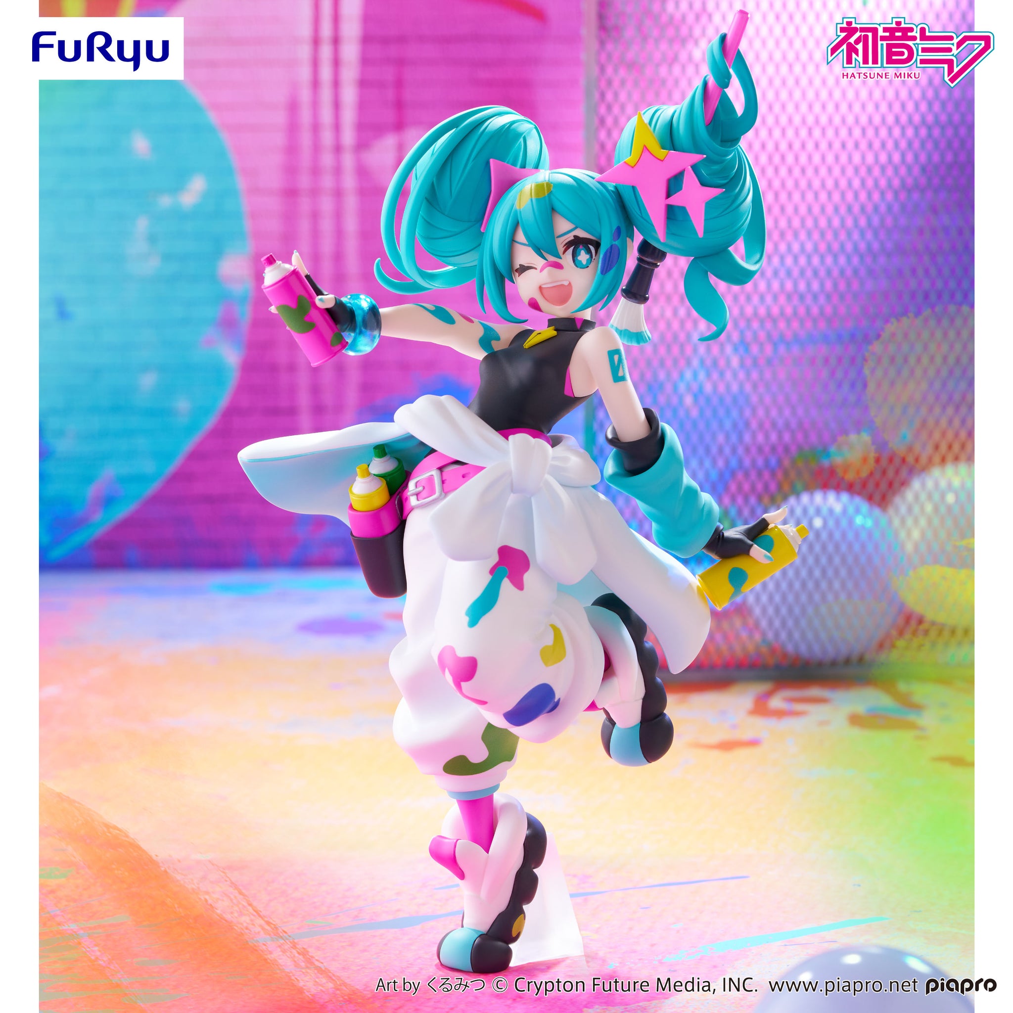 (Pre-Order) Hatsune Miku - Paint Girl Trio-Try-iT - Prize Figure ...