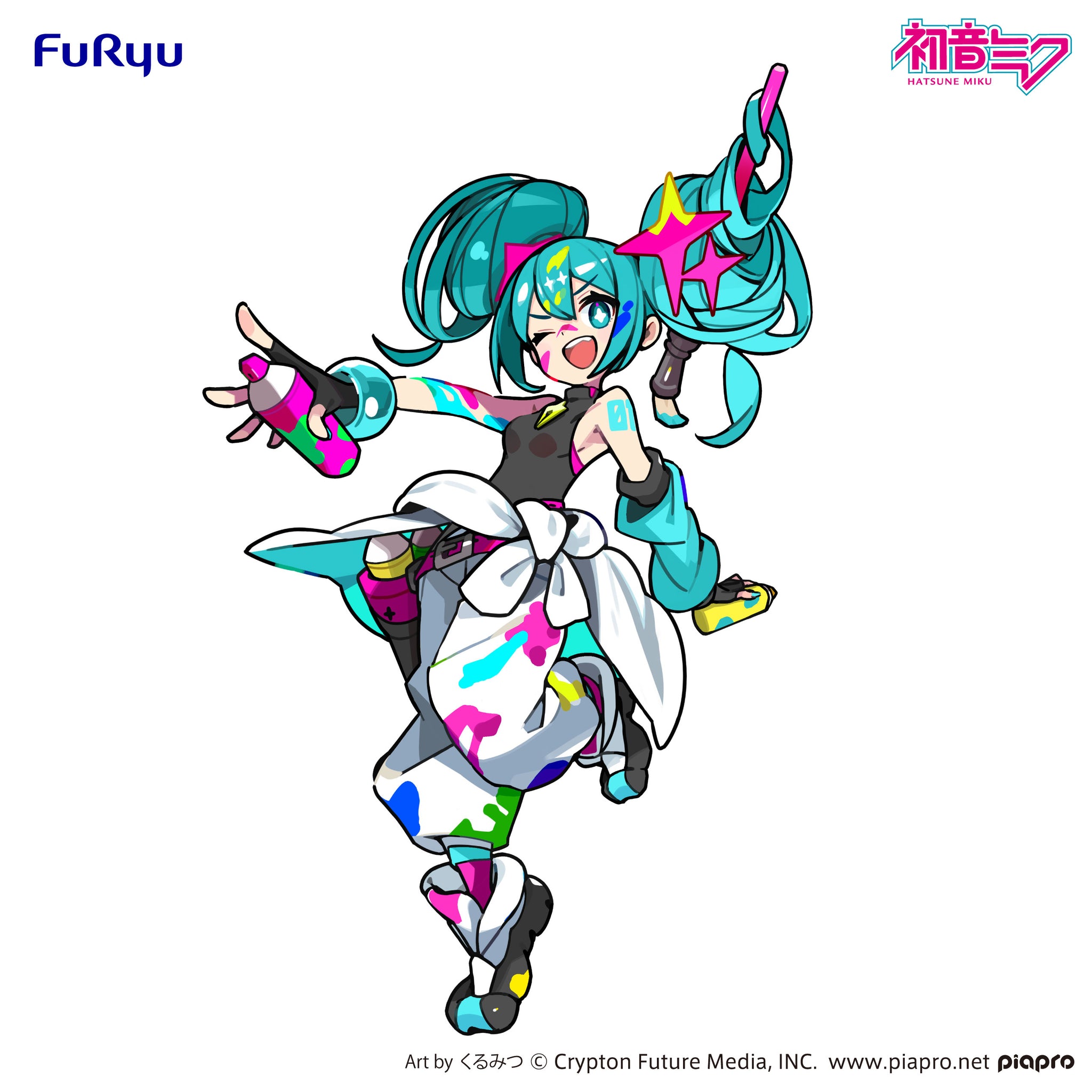 (Pre-Order) Hatsune Miku - Paint Girl Trio-Try-iT - Prize Figure ...
